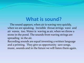 The world of sound | PPTX | Digital Audio | Computer Software and ...
