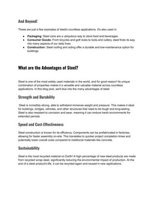 The World of Steel _ Definition, Composition, Types, Properties ...