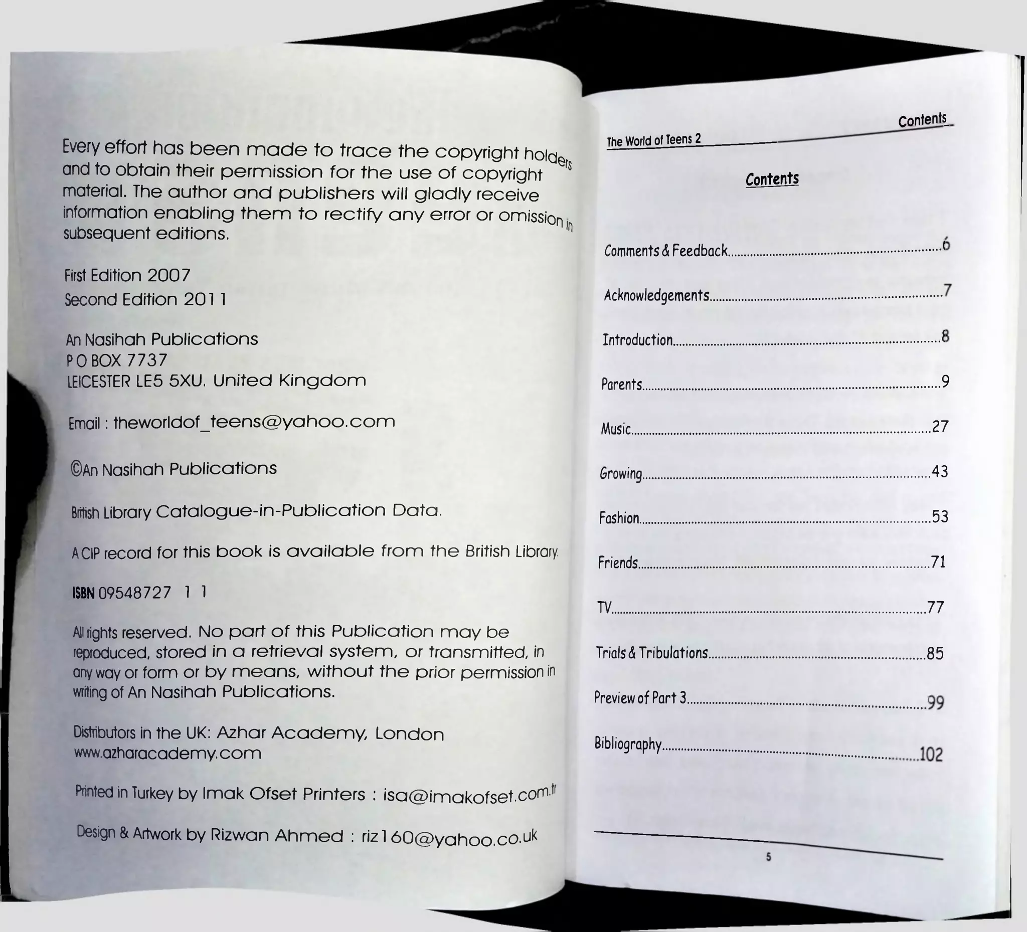 The world of teens part 2 by shaykh muhammad yahya ibn faruq | PDF