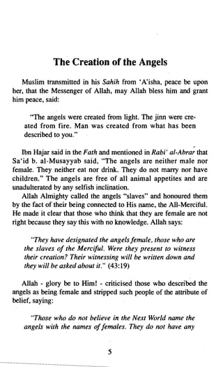 The World of The Angels - Sheikh Abdul-Hamid Kishk | PDF