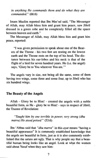 The World of The Angels - Sheikh Abdul-Hamid Kishk | PDF