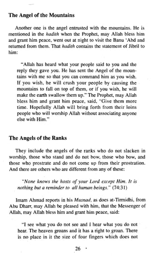 The World of The Angels - Sheikh Abdul-Hamid Kishk | PDF