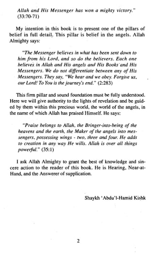 The World of The Angels - Sheikh Abdul-Hamid Kishk | PDF