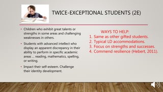 The world of the gifted and talented. | PPTX