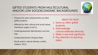 The world of the gifted and talented v2 | PPTX