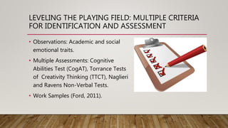 The world of the gifted and talented v2 | PPTX