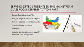 The world of the gifted and talented v2 | PPTX