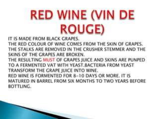 THE WORLD OF WINE- UNDERSTANDING WINE ORIGIN & FLAVOUR | PPT