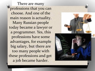The world of work in Russia | PPT
