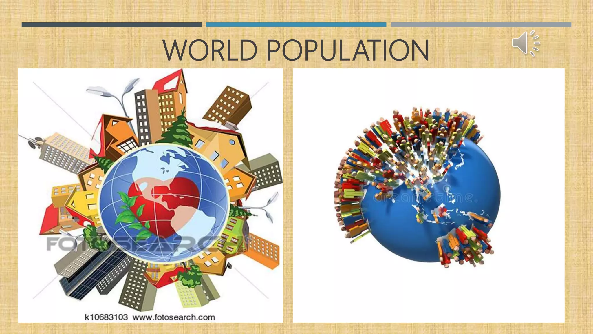 The world population distribution, density and growth | PPTX