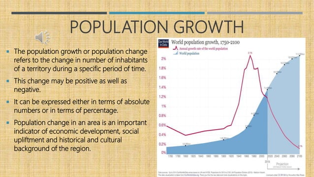 The world population distribution, density and growth | PPTX