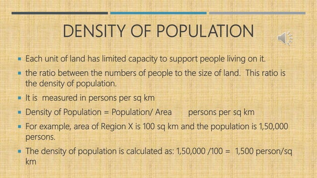 The world population distribution, density and growth | PPTX