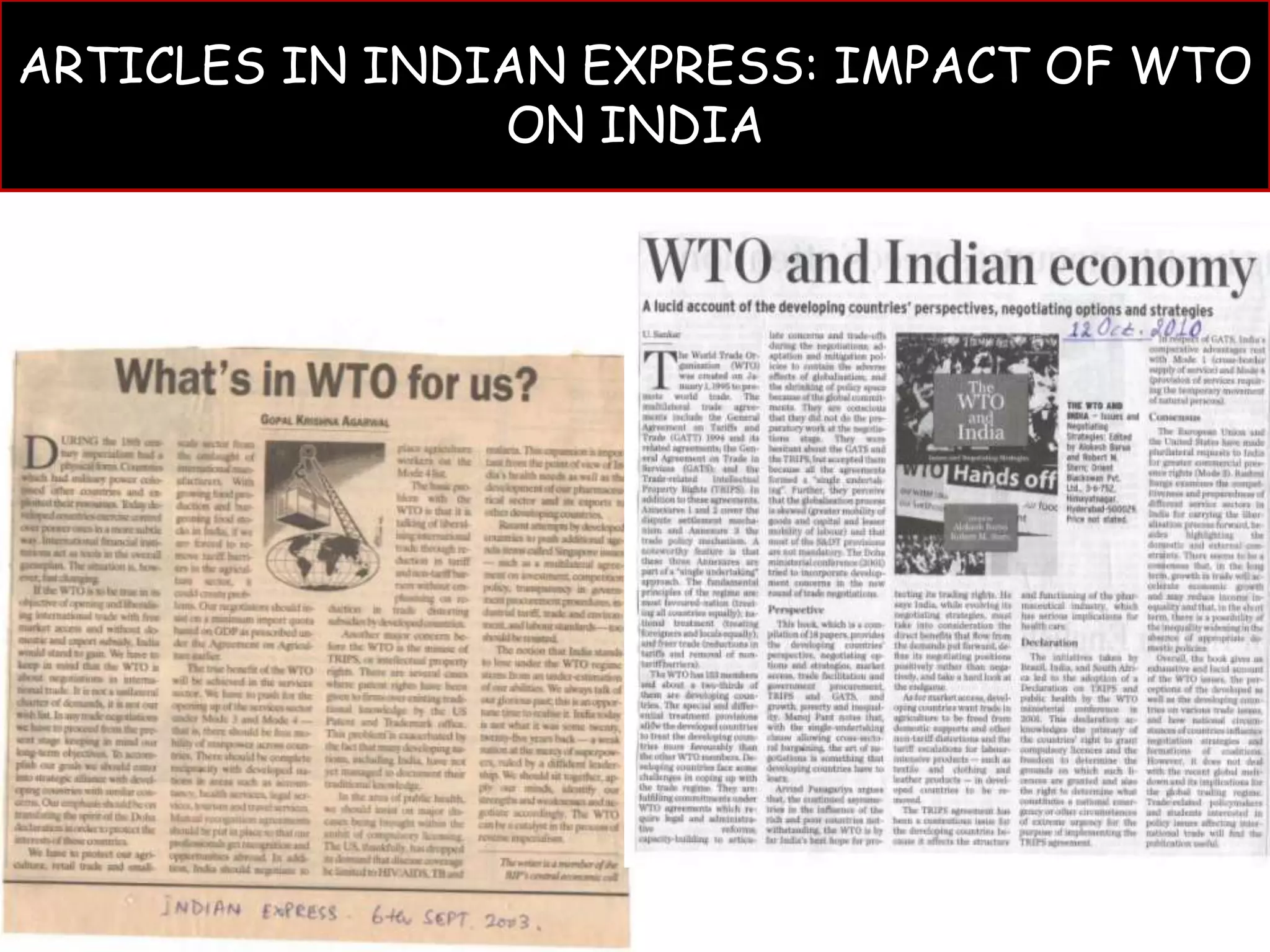 The world trade organization (wto) | PPTX