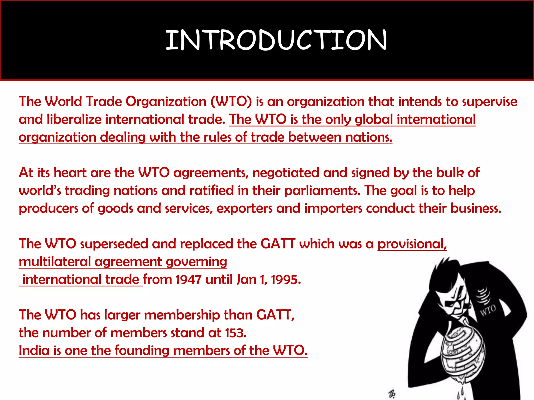 The world trade organization (wto) | PPTX