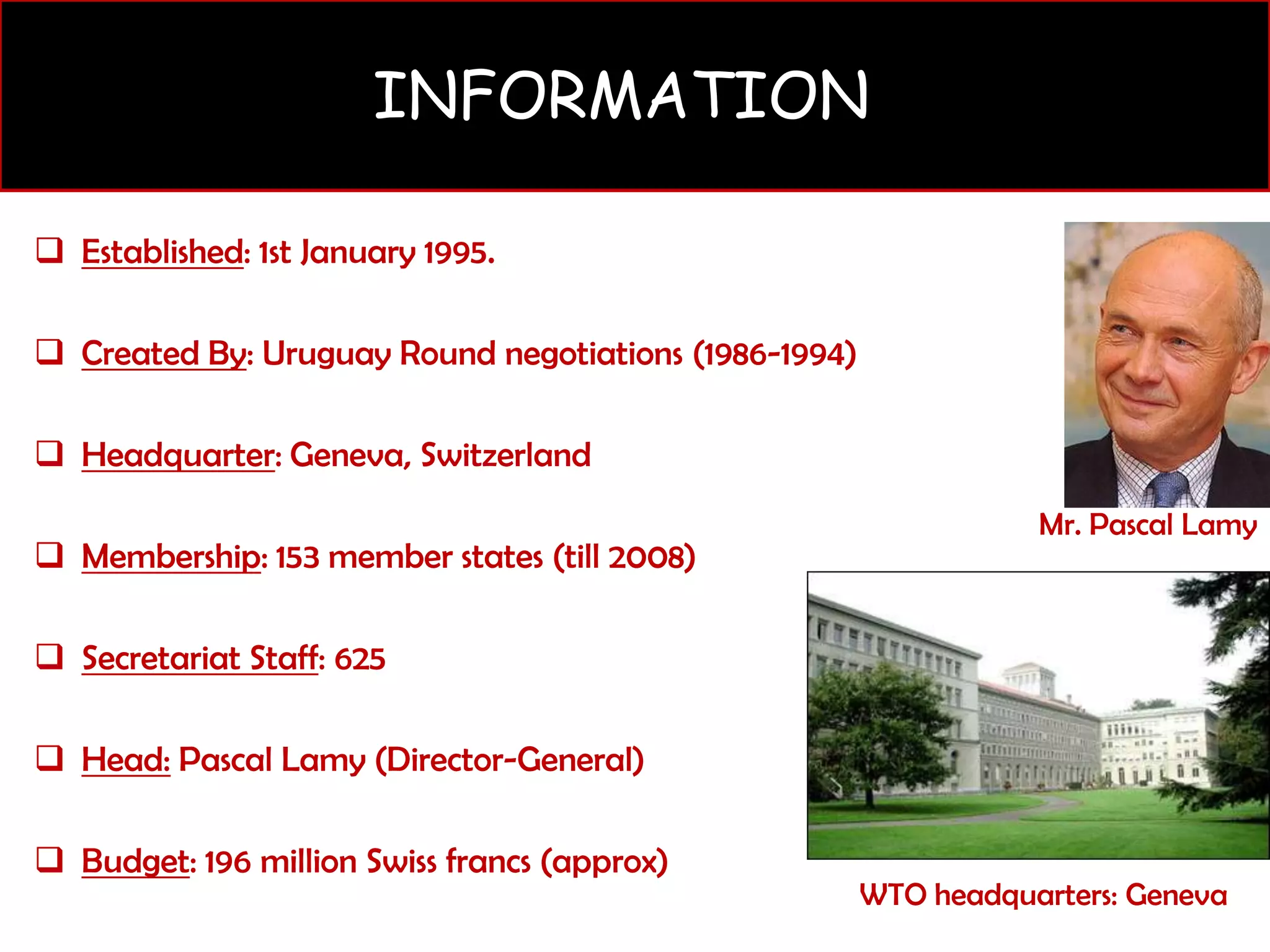 The world trade organization (wto) | PPTX