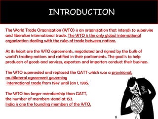 The world trade organization (wto) | PPTX
