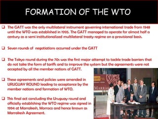The world trade organization (wto) | PPTX