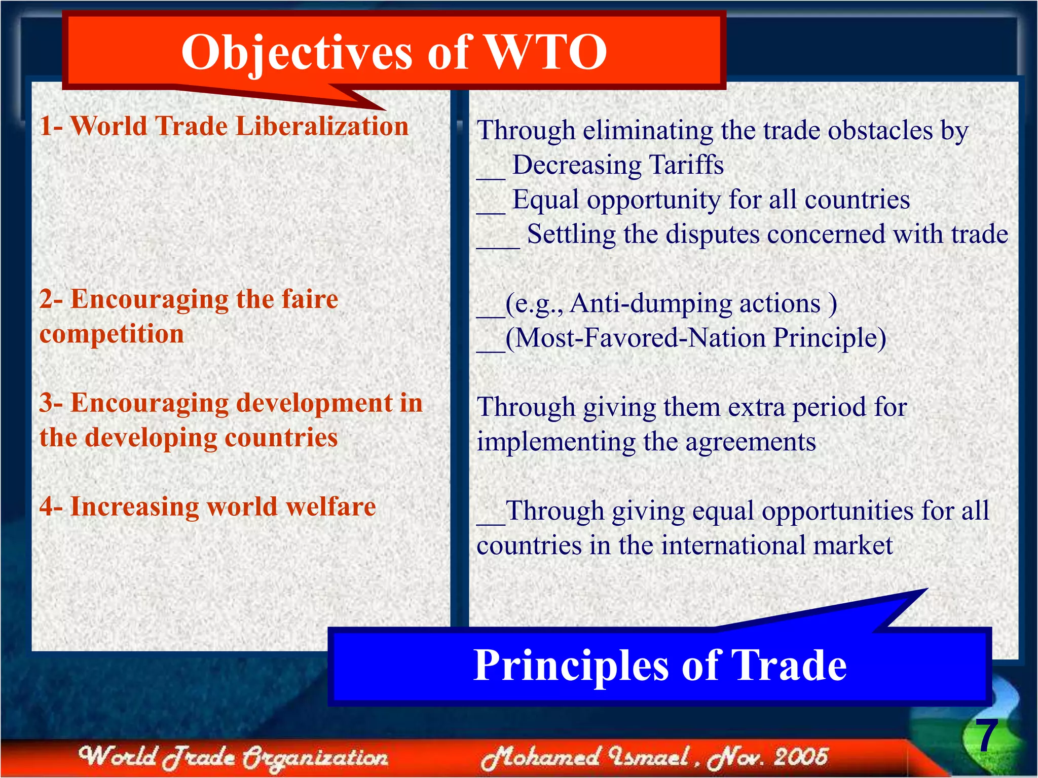The world trade organization (WTO) | PPTX