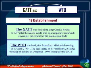 The world trade organization (WTO) | PPTX