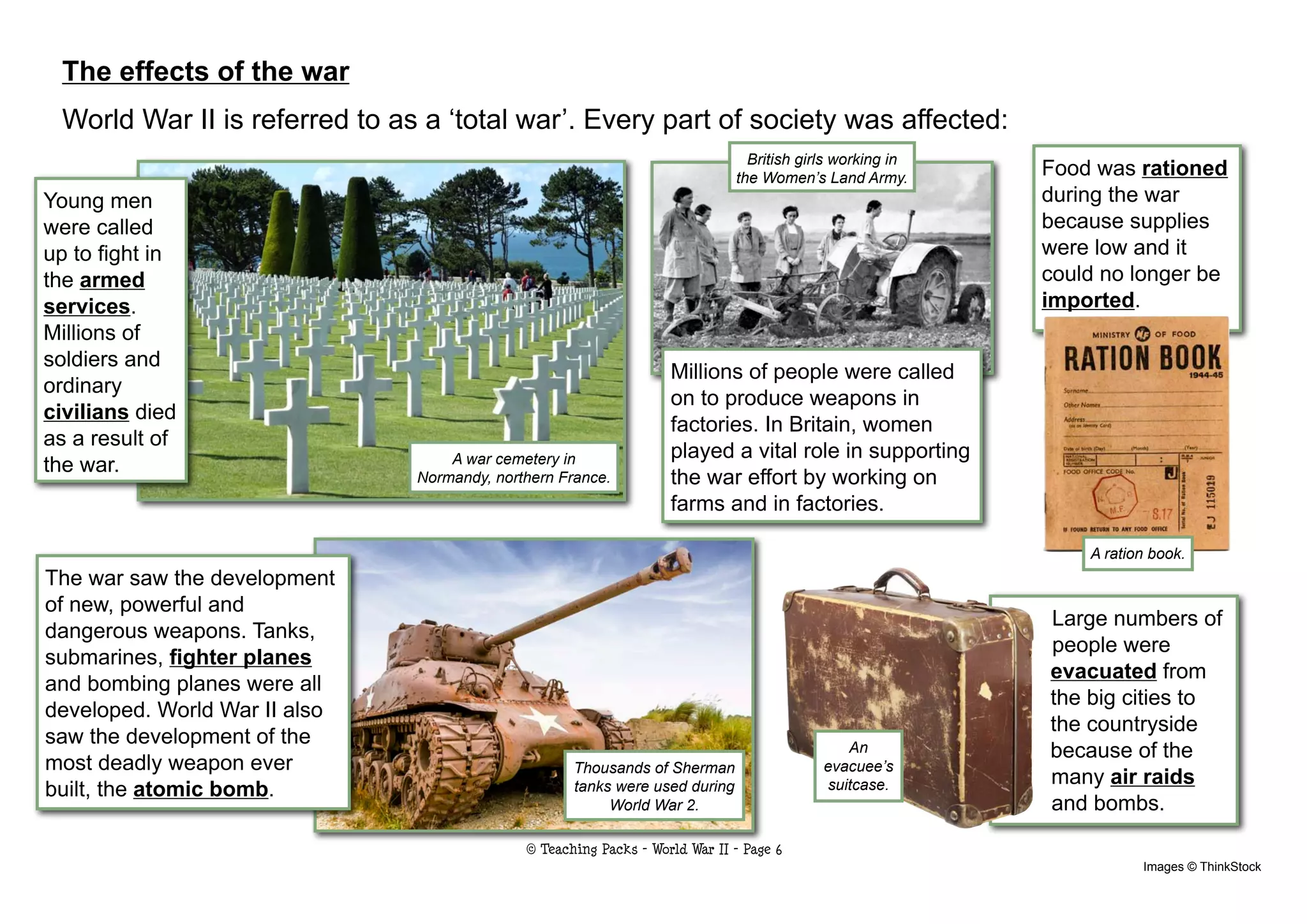 The World War 2 Pack - Teaching Resources | PDF