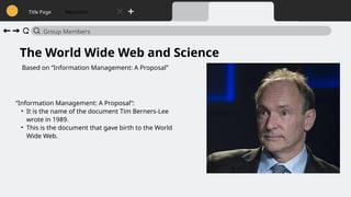 The World Wide Web and its origin reading.pptx