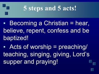 The Worship of the Church! | PPTX