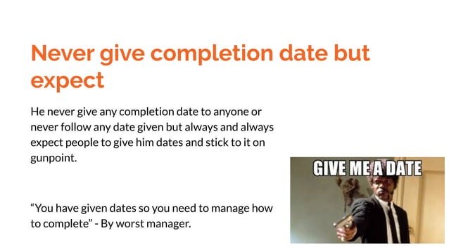 The worst manager | PPT