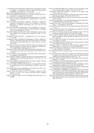 The “wow! signal” of the terrestrial genetic code | PDF | Genetics ...