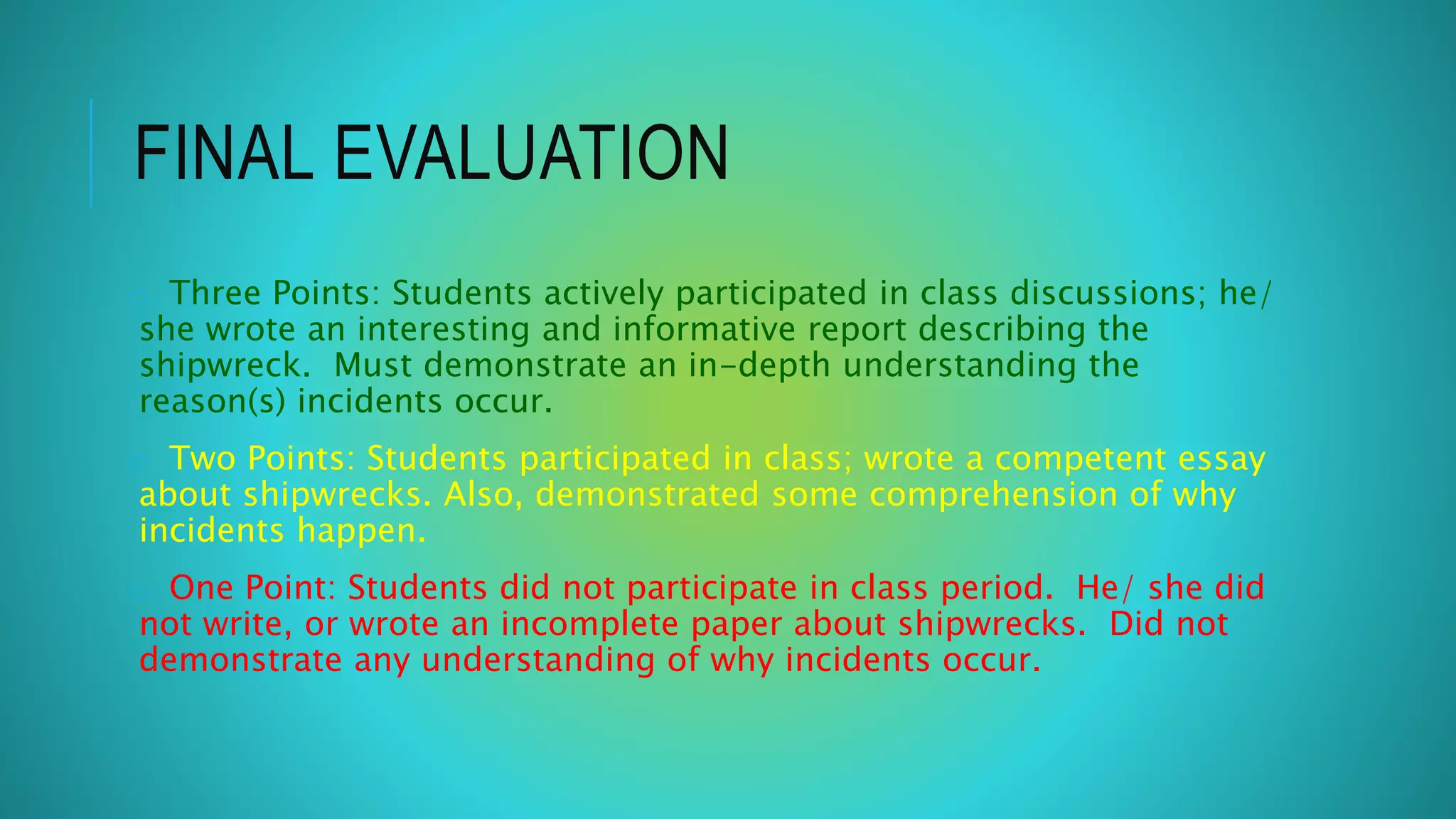 The Wreck of Portland | PPTX