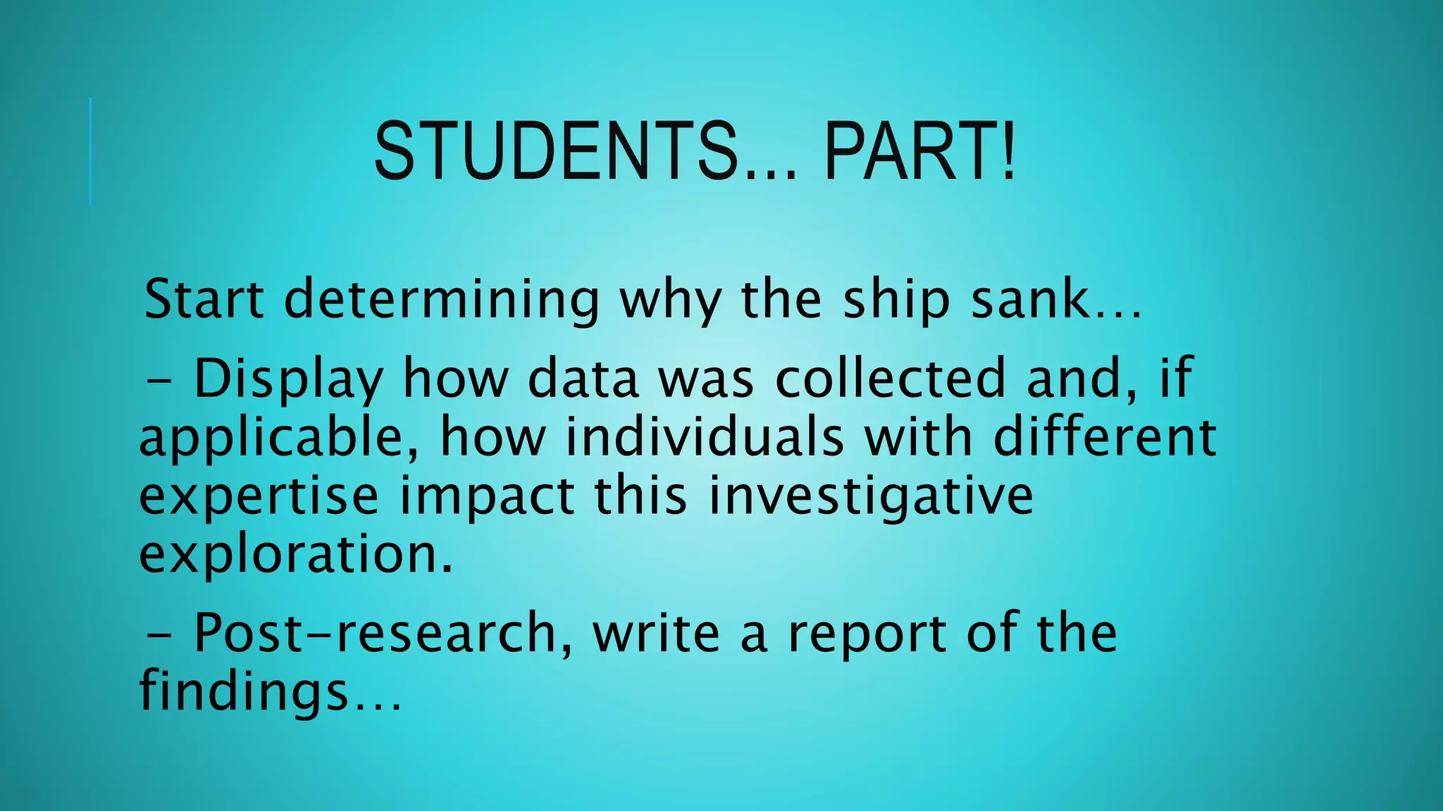 The Wreck of Portland | PPTX