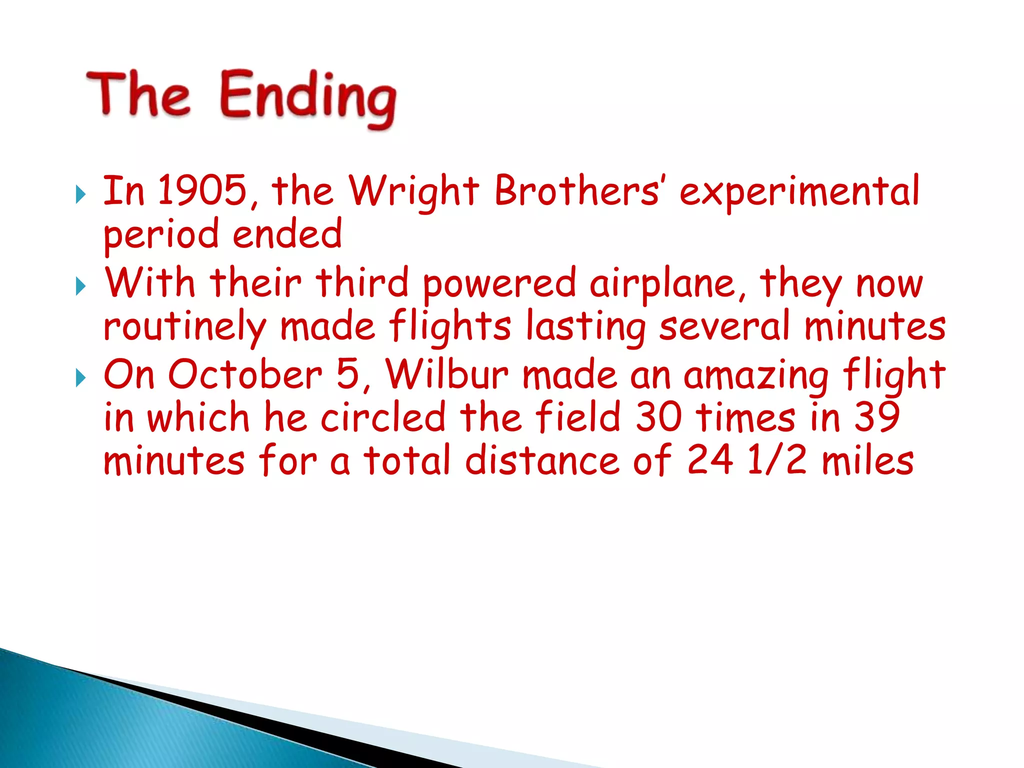 The wright brothers | PPTX