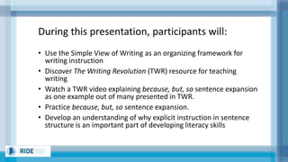 TheWriting-ReadingConnection.pptx