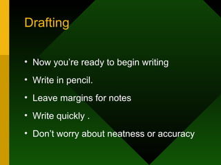 The writing process | PPT