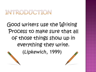 The Writing Process | PPT