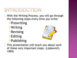 The Writing Process | PPT