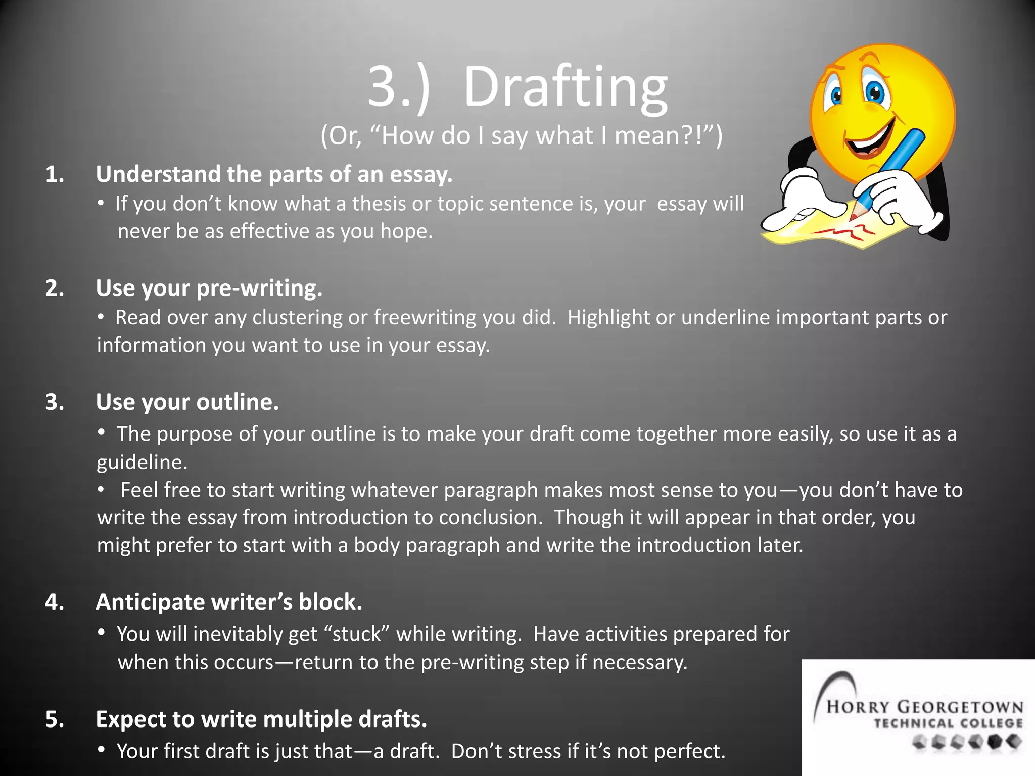 The writing process | PPTX