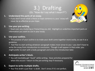 The writing process | PPTX | Screenwriting | Content Production