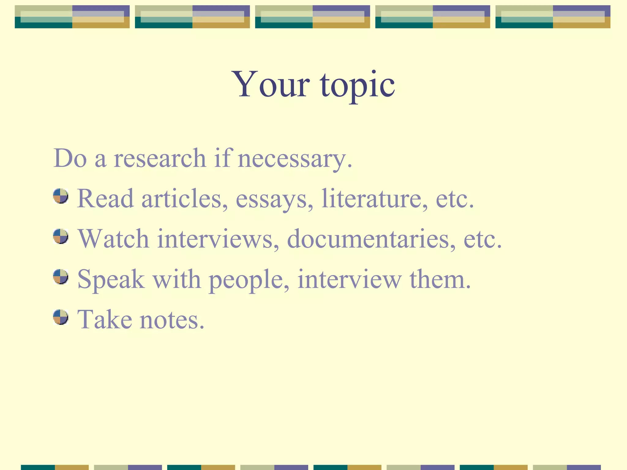 The writing process | PPT