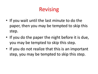 The Writing Process- 3 Simple Steps | PPTX