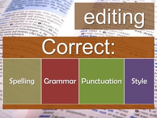 The Writing Process | PPTX