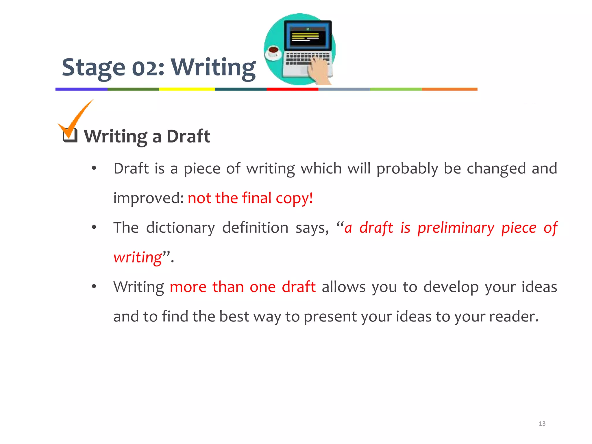 The Writing Process Lecture 2.pptx | Screenwriting | Content Production