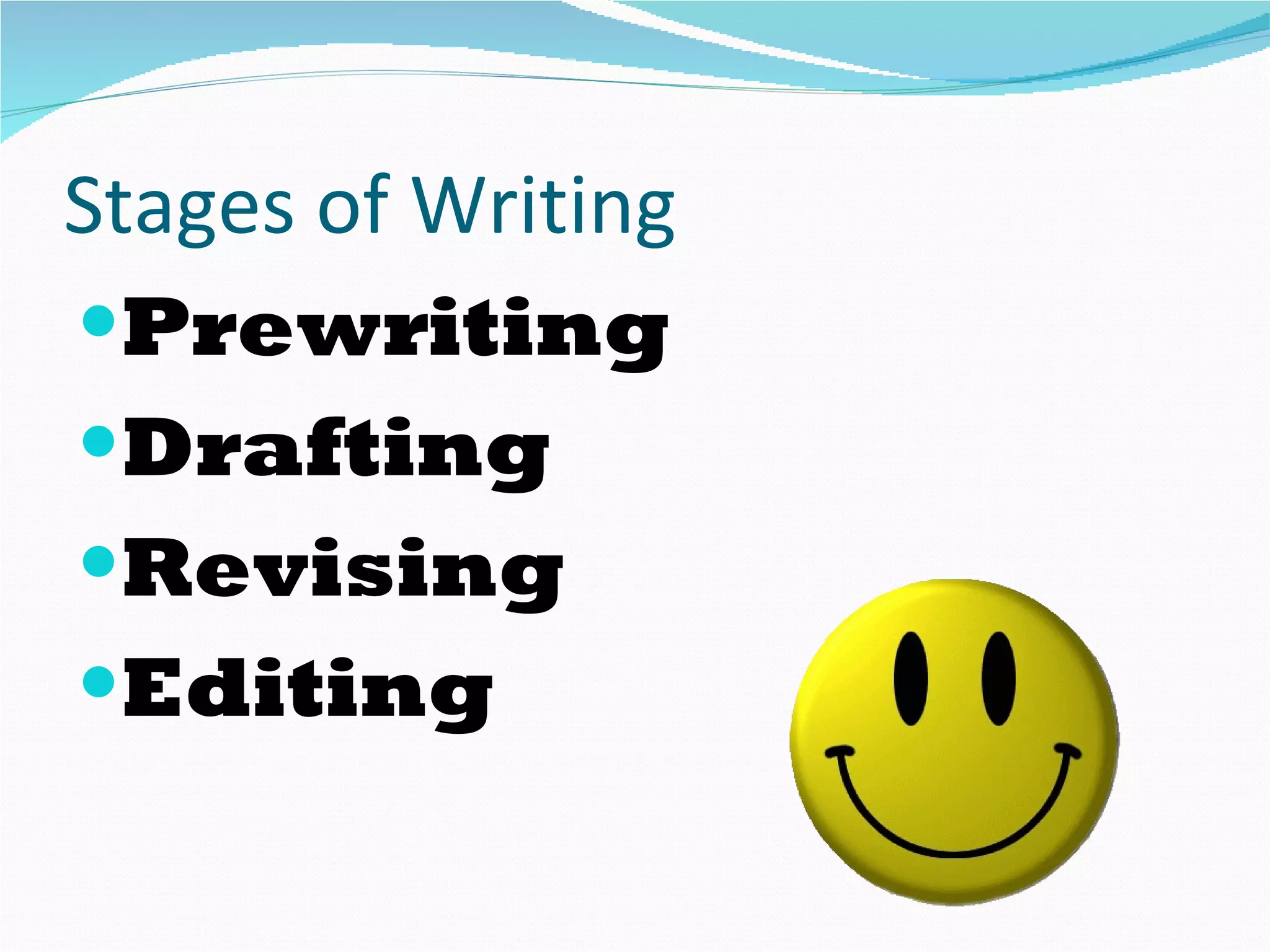 The Writing Process Powerpoint | PPT