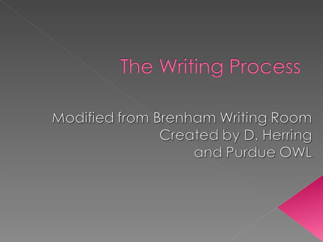 The Writing Process | PPT | Baseball | Sports