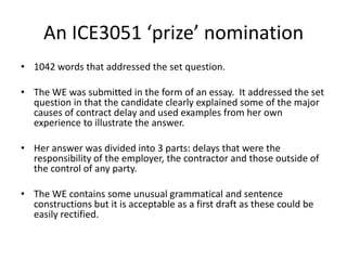 Institution of Civil Engineers, the CPR & IPR Written Exercise | PDF