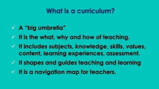The written curriculum ppp | PPTX