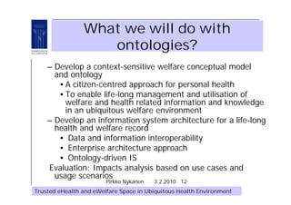 Ontologies in eHealth | PDF | Databases | Computer Software and Applications