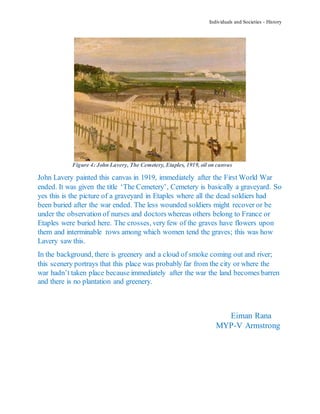 The ww1 in art and literature | DOCX