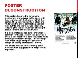 The Wytches Digipak and Poster Deconstruction | PPTX