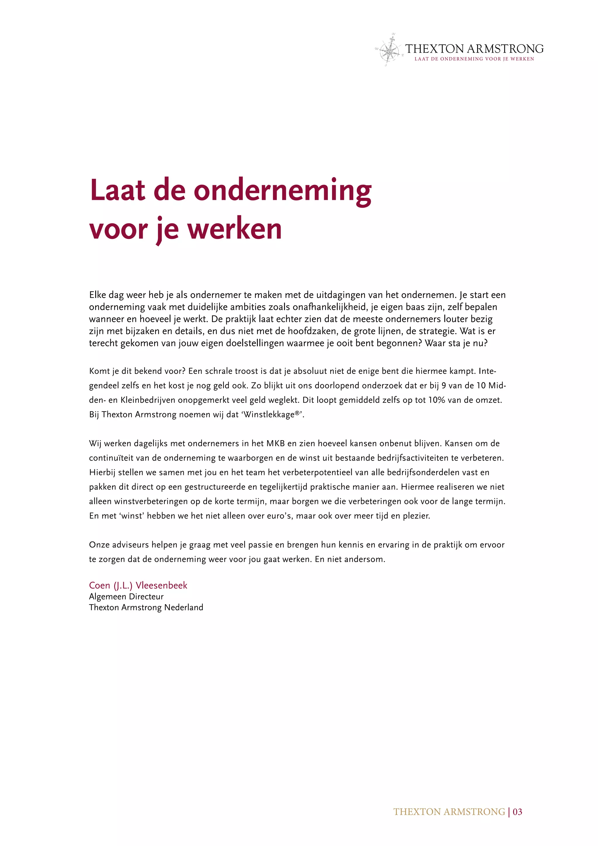 Thexton armstrong brochure | PDF