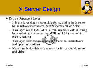 The X Window System Graphical User Interface | PPT